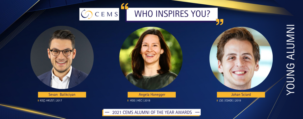 2021 CEMS Alumni of the Year Awards - Voting now open!